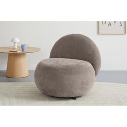 s.Oliver Sessel &raquo;Bennid, moderner Designsessel mit Lederriemen, softes Design&laquo; hochwertig, zum Wohlf&uuml;hlen in Luxus-Microfaser/Struktur oder in Boucl&eacute; 