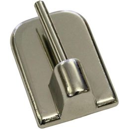 Gardinia Gardinenstangenhalter Serie Vitragestange flachoval &Oslash; 11 mm grau Einheitsgr&ouml;&szlig;e