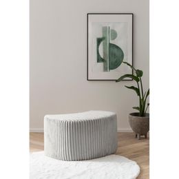 Home Affaire Hocker &raquo;MAISIE Cord, passende Erg&auml;nzung Drehsessel&laquo; in 3 Farben grau B/H/T: 52cm x 45cm x 38cm, Cord