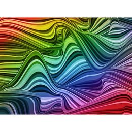 papermoon Fototapete &raquo;Abstrakte flie&szlig;ende Linien&laquo; bunt Vlies B/L: 3m x 2,2m, Rollen: 1