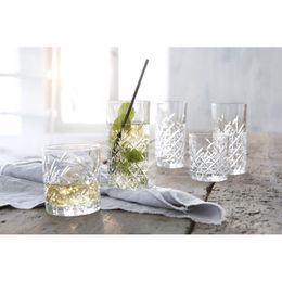 Creatable Gl&auml;ser-Set &raquo;TIMELESS Trinkgl&auml;ser&laquo; 4 Wassergl&auml;ser, 4 Whiskygl&auml;ser im Set transparent Glas 8 Stk.