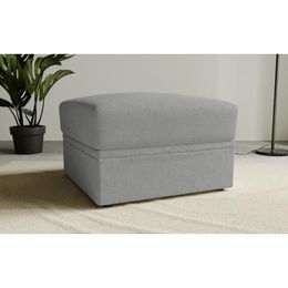 OTTO home Polsterhocker &raquo;Lavars Schlafsofa&laquo; mit Bonellfedern, mit Stauraum, in zwei Bezugsqualit&auml;ten grau 62% Polypropylene, 38% Polyester B/H/T: 70cm