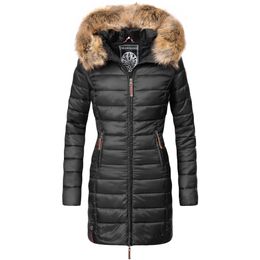 Marikoo Mantel 'Rose' Damen Gr&ouml;&szlig;e XL braun / schwarz