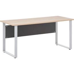 Schildmeyer Schreibtisch &raquo;Serie 1500, Schreibtisch, Made in Germany, B: 160cm&laquo; Solide Verarbeitung - Dieses Produkt ist in Deutschland gefertigt grau B/H/T: 160cm