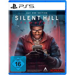 Konami Spielesoftware &raquo;Silent Hill Townfall - Day One Edition&laquo; PlayStation 5 rot Simon muss mit einem begrenzten Arsenal an Waffen und Werkzeugen, darunter 