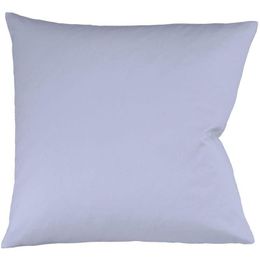 Fleuresse Kissenbezug &raquo;Colours Mako Satin, 100% Baumwolle, mit Rei&szlig;verschluss&laquo; Mako Satin, gl&auml;nzend, glatt, Premium Qualit&auml;t lila Mako-Satin, Mako-