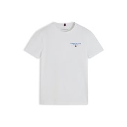 Tommy Hilfiger Shirt 'Essential' boy size 128 Light blue / Cherry red / White