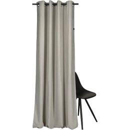 Sch&ouml;ner Wohnen Kollektion SCH&Ouml;NER WOHNEN-Kollektion Vorhang &raquo;Peachy&laquo; &Ouml;sen 1 Stk. tlg. grau Polyester 250cm, &Ouml;sen, 130cm