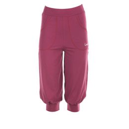 WINSHAPE Sporthose 'WBE12' Damen Gr&ouml;&szlig;e S beere / wei&szlig;