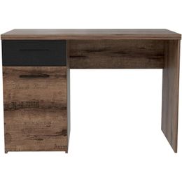 FORTE Kinderschreibtisch &raquo;Jacky&laquo; mit 1 Schubkasten braun B/H/T: 110cm x 76cm x 53cm