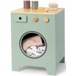 Musterkind Kinder-Waschmaschine &raquo;Mix & Match, salbei/natur&laquo; gr&uuml;n Holz Einheitsgr&ouml;&szlig;e