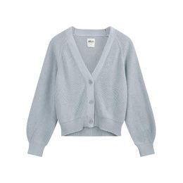 Mela Strickjacke 'Bhuma' (GOTS) Damen Gr&ouml;&szlig;e XL pastellblau