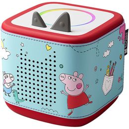 tonies Lautsprecher-H&uuml;lle &raquo;Peppa Wutz f&uuml;r Toniebox 2&laquo; Toniebox bunt Leinen, Silikon Dekorative Ziern&auml;hte: Die dekorative Nahtf&uuml;hrung sorgt f&uuml;r ein 