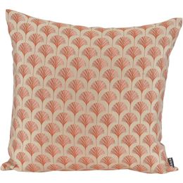 HOCK Dekokissen &raquo;Erny&laquo; Sofakissen inkl. F&uuml;llung, 50x50cm, Dekokissen, Gingko-Muster Obermaterial: 100% Polyester. F&uuml;llung: 100% Polyester B/L: 50cm x 50cm,