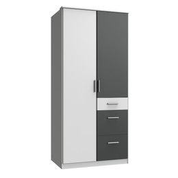 wimex Kleiderschrank &raquo;Joker&laquo; wahlweise mit Spiegel wei&szlig; B/H/T: 90cm x 199cm x 59cm, T&uuml;ren: 2 Stk. ohne Spiegel