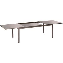 Merxx Gartentisch &raquo;Semi AZ-Tisch&laquo; 110x220 cm grau B/H/T: 110cm x 75cm x 220cm