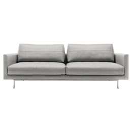 Creation BY ROLF BENZ 4-Sitzer &raquo;CR.414, Designsofa, Loungesofa&laquo; Wahlweise aus Leder oder Chenille grau B/H/T: 240cm x 91cm x 106cm, Chenille COCO