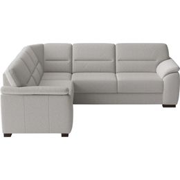 Sit & More sit&more Ecksofa &raquo;Montego L-Form, B: 255 cm&laquo; wahlweise mit Schlaffunktion und Schubkasten grau 95% Polyester, 9% Polyamid B/H/T: 255cm x 88cm x 225cm,