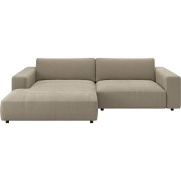 Musterring Ecksofa &raquo;MR LUCIA, Charakterstarker Lounge-Komfort von &laquo; XXL-Longchair, erstklassige Kammerkissen & zeitloser Look 95% Polyester, 5% Nylon B/H/T: 