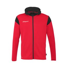 Uhlsport Sportsweatjacke Damen Gr&ouml;&szlig;e M rot / schwarz / wei&szlig;