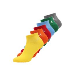 Jordan Socken 'EVERYDAY ESSENTIALS' M&auml;dchen Gr&ouml;&szlig;e 5/7Y hellblau / gelb / grau / gr&uuml;n / orange / rot