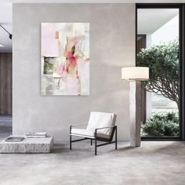 queence Acrylglasbild &raquo;Abstrakte Kunst in Pastellt&ouml;nen&laquo; Abstrakt Abstrakte Formen Gem&auml;lde Kunst 1 Stk. tlg. Kunstdruck in Galeriequalit&auml;t inkl. 