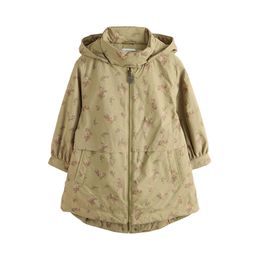 next Mantel M&auml;dchen Gr&ouml;&szlig;e 146 gr&uuml;n / khaki / rosa / magenta