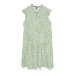 V&eacute;ro Moda Vero Moda Kleid 'VMAlba' Damen Gr&ouml;&szlig;e 42 mint / wei&szlig; Sommerkleid