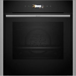 Neff Pyrolyse Backofen N 70 &raquo;B54CR71N1&laquo; mit Teleskopauszug nachr&uuml;stbar Versenkte Slide & Hide Ofent&uuml;r & clevere Circo Therm -Hei&szlig;luft grau 