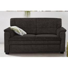 Sit & More sit&more 2-Sitzer &raquo;Pisa&laquo; mit Federkern schwarz Luxus-Microfaser (90% Polyester, 10% Polyamid);Struktur (100% Polyester);Luxus-Microfaser ALTARA NUBUCK