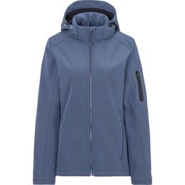 McKINLEY Damen McKINLEY Outdoorjacke &raquo;Da.-Jacke Kadino II W&laquo; mit Kapuze mit abnehmbarer Kapuze, wasserabweisend, winddicht, atmungsaktiv blau 38