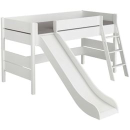 Paidi Spielbett &raquo;TIAGO in verschiedenen Gr&ouml;&szlig;en und Farben, mit Leiter und Rutsche&laquo; H&ouml;he 120 cm, 120kg Tragkraft, 5 Jahre Garantie, Rausfallschutz, 