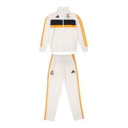 adidas Performance Sportanzug 'REAL' Jungen Gr&ouml;&szlig;e 140 orange / schwarz / wei&szlig;