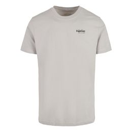 Mister Tee T-Shirt 'Espresso M Club' Herren Gr&ouml;&szlig;e XL schoko / cappuccino / grau / schwarz