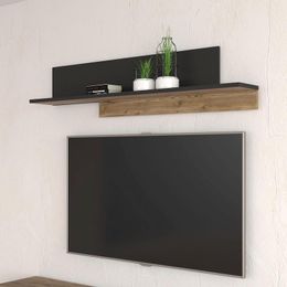 FORTE Wandregal &raquo;Hayato&laquo; Breite ca. 154 cm beige Holzwerkstoff B/H/T: 154cm x 35,4cm x 21,9cm
