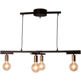 Pendelleuchte &raquo;Zeona&laquo; E27 1 Stk. Pendelleuchte mit verstellbarem Arm schwarz 4, &Oslash; 90cm H: 0cm, 1 Stk.