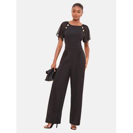 Lipsy Jumpsuit Damen Gr&ouml;&szlig;e S schwarz