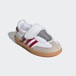 adidas originals Sneakers 'Samba' girl size 22 Taupe / Carmine red / White