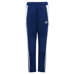 adidas Performance Workout Pants 'Tiro 24' boy size 116 Dark blue / White