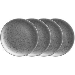 M&auml;ser M&Auml;SER Dessertteller &raquo;Essential&laquo; Teller Set schwarz Steinzeug 22cm