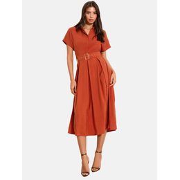 Lipsy Kleid Damen Gr&ouml;&szlig;e 34 rostbraun