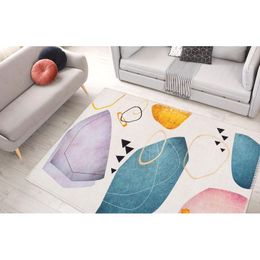 Arte Espina Teppich &raquo;Picassa 200&laquo; rechteckig 5 mm H&ouml;he bunt Polyester B : 200cm 1 Stk., 5mm, L: 290cm