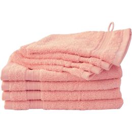 Dyckhoff Handtuch Set &raquo;Siena&laquo; Set 8 Stk. Walkfrottier in tollen Unifarben rot Walkfrottier, Obermaterial: 100% Baumwolle 8 Stk., Walkfrottier
