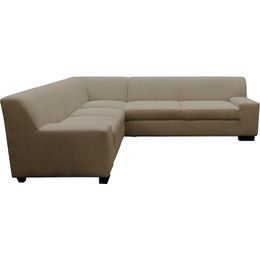 OTTO home Ecksofa &raquo;Faxe 249 x 214 cm, auch mit Schlaffunktion&laquo; L-Form, aus haustierfreundlichem Pet Friendly Cord beige 90% Polyester, 10% Nylon B/H/T
