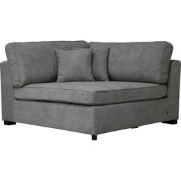 Home Affaire Sofa &raquo;Skara XXL&laquo; Eckelement zur individuellen Polstergarnitur-Gestaltung grau 100% Polyester B/H/T: 130cm x 86cm x 130cm, Struktur weich,