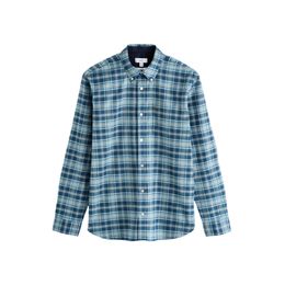 next Button Up Shirt male size 4XL Gentian / Sky blue / mottled blue / Pastel green