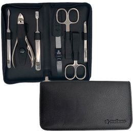 Pfeilring Pfeilring Manik&uuml;re-Etui Nappaleder schwarz B/H/T: 80mm x 180mm x 35mm 7 Stk.