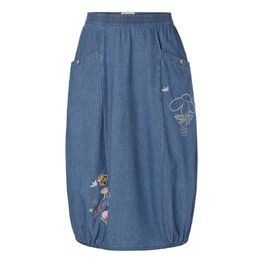 TATUUM Skirt 'Melia' female size 34 Cream / Blue denim / Yellow / Red