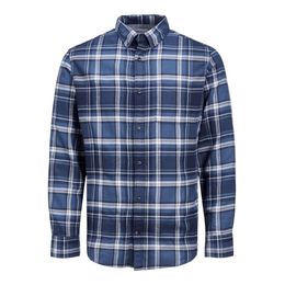 Jack & Jones JACK & JONES Button Up Shirt 'JJClassic' male size XS Navy / Smoke blue / White