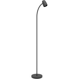 Eglo Stehlampe &raquo;CARLO Stehlampe - Stahl - E14 - 1X18W - IP20&laquo; E14 1 Stk. Standlampe, 170 cm, Flexarm, schwenkbar, Leselampe, Wohnzimmerlampe 1, H: 
